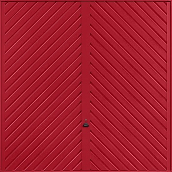 Garador chevron up and over steel garage door